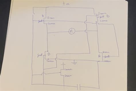 Mosfet Reversing A Motor After Momentary Switch Is Opened Electrical Engineering Stack Exchange