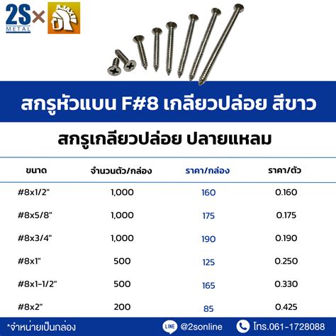 สกรู Ajax 2s Metal Pcl