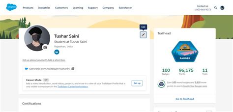 Tushar Saini On Linkedin Ranger Salesforce Trailhead Ranger Trailblazercommunity Learning…