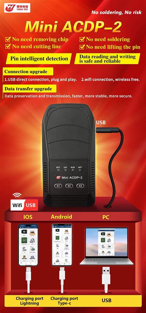 Yanhua Acdp2 Key Programming And Mileage Correction Tool