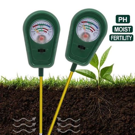 YOSOO Testeur 3 en 1 pour sol humidité pH et lumière Outil de