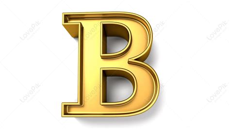 Hình Nền Chữ B 3d Vàng Trên Nền Trắng Bảng Chữ Cái B Nhỏ Màu Vàng Tuyệt