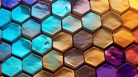 Hexagonal Texture Pattern Background Black And White Pattern Pattern