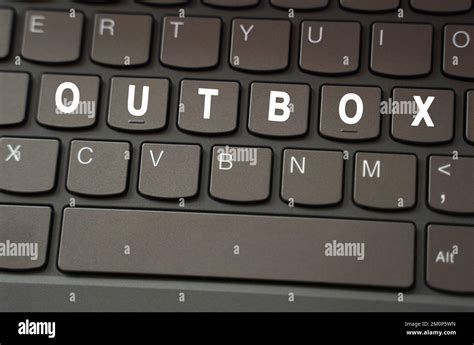 Internet Concept On The Black Keyboard The Inscription Is Highlighted In White Outbox Stock