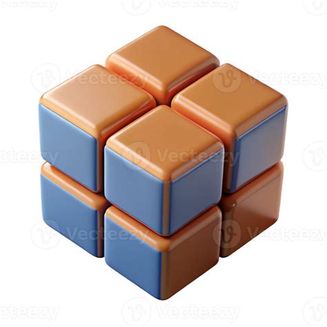 Impressive Modern Hyper Specific Professional Render Of An Isolated Floating Rubiks Cube Mid