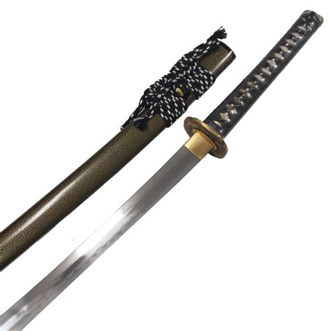 Black Cracked Line T10 Tool Steel Katana Knives And Swords Specialist