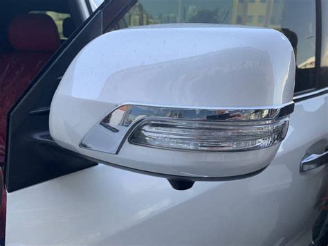 Toyota Prado 150 Смужки на дзеркала 2 шт хром Tsr Накладки на дзеркала Тойота Ленд Крузер