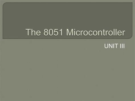 Interfacing External Memory In 8051 Ppt