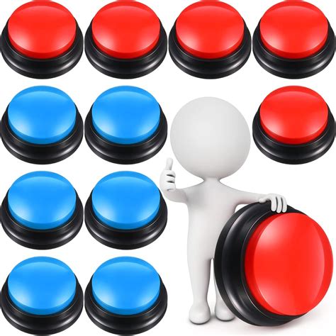 Yunsailing 12 Pack Game Show Buzzer Button Answer Buzzers Classroom