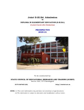 Fillable Online D El Ed Full Form Course Exam Admission 2023 NIOS Fax Email Print