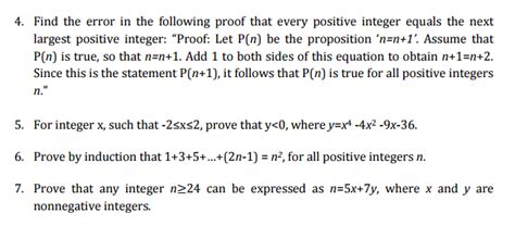 Solved Find The Error In The Following Proof That Every