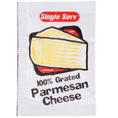 Grated Parmesan Cheese 3 5 Gram Portion Packet 200 Case