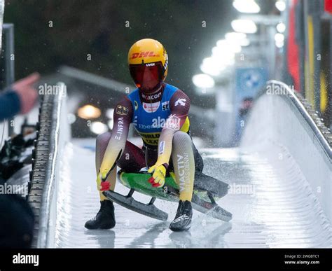 Julia Taubitz Deutschland Im Ziel Mit Laufbestzeit Ger Fil Luge