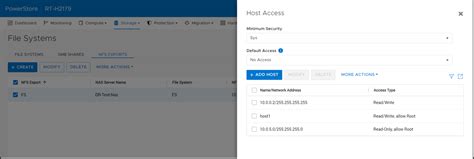 Nfs Dell Powerstore File Capabilities Dell Technologies Info Hub