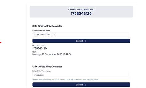 Unix Timestamp Converter Dayschedule