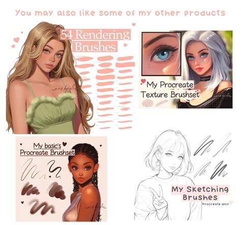 61 Procreate Kawaii Brushes Procreate Rendering And Lineart Brushset