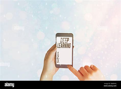 Writing Note Showing Deep Learning Business Concept For Hierarchical Abstractions Artificial