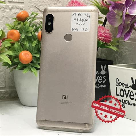 Jual Xiaomi Redmi Note Pro 5 4 64GB Gold Bekas Baca Deskripsi Iklan