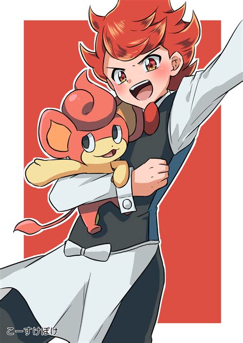 Pansear And Chili Pokemon And 2 More Drawn By Kousukekosuke