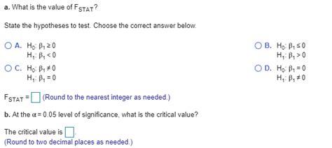 Solved You Are Testing The Null Hypothesis That There Is No