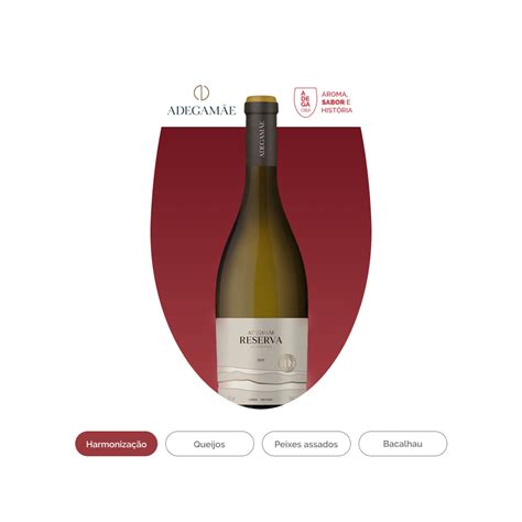 Vinho Português Reserva Adegamãe Branco 750 Ml Oba Hortifruti