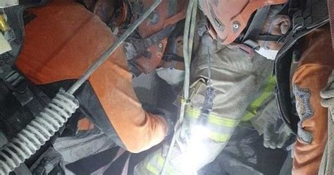 정선 석회 제조공장 40대 근로자 30m 아래 저장탱크 추락사