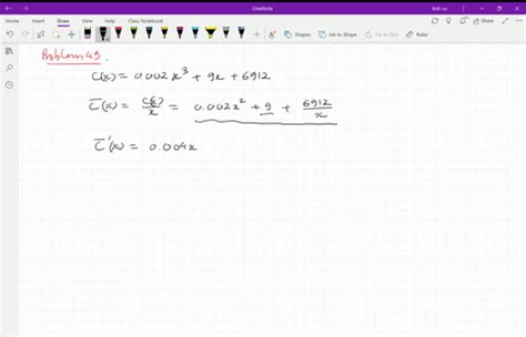 SOLVED Cost Suppose That The Cost Function For A Product Is Given By C X X X
