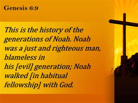 0514 Genesis 69 Noah Was A Just Powerpoint Church Sermon Templates
