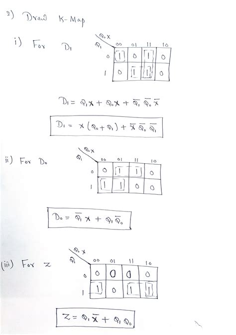 Solved Please Solve It Q3 For The Given Finite State Machine Fsm