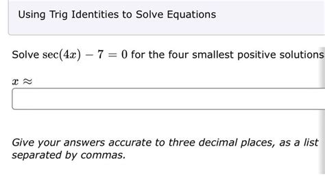 Solved Double Angle And Half Angle Identities If Csc X 8