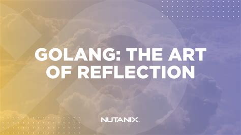 Golang The Art Of Reflection Nutanix Dev