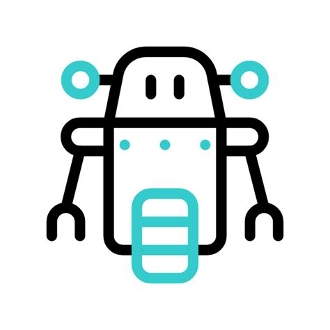Robot Animated Icon Free Technology Animated Icon