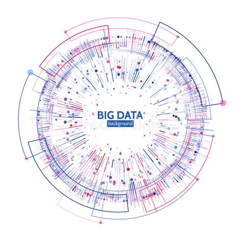 Complex Data Graphic Visualization Futuristic Business Analytics Big