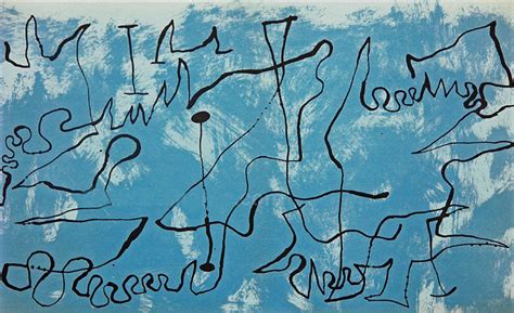 Πίνακας σε Plexiglass Joan Miro Blue Labyrinth Πίνακες σε καμβά