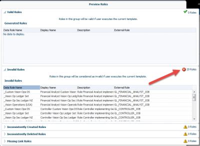 Oracle Fusion General Ledger Gl Data Access Set Generating Invalid