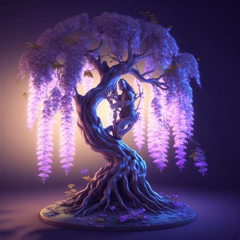 Tree Background Premium Ai Generated Image