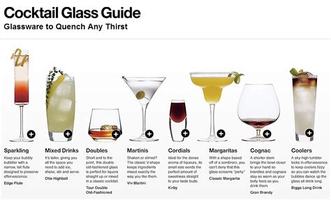 Cocktail Glass Guide Crateandbarrel
