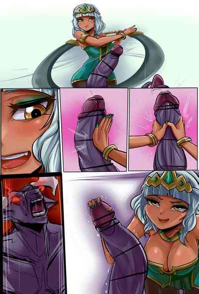 Qiyana vs Minotaur 奇亚娜VS牛头人 nhentai hentai doujinshi and manga