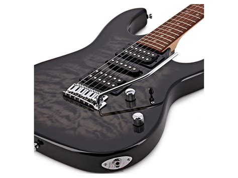 Ibanez GRX70QA-TKS Transparent Black Sunburst
