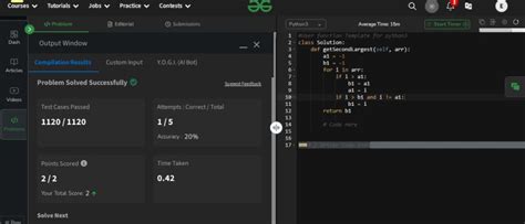 Hello Everyone Day 1160 Of My Gfg 160 Days Of Problem Solving The Problem Is To Find The
