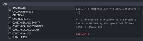 DAX For Power BI Visual Studio Marketplace
