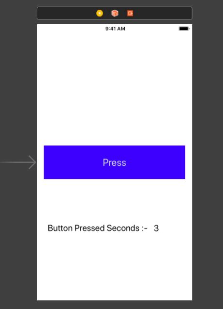 Ios How Can I Count Time On Long Pressed Button Using