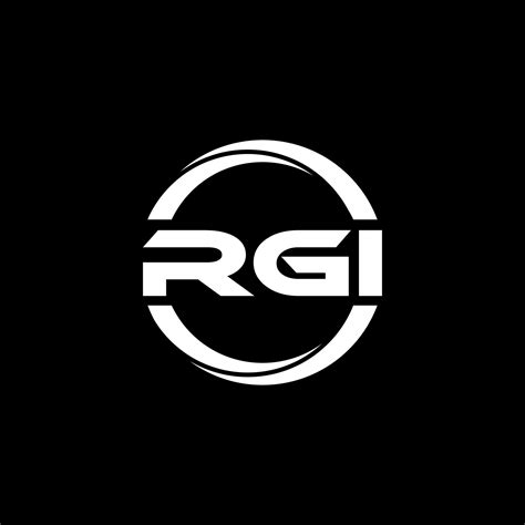 Rgi Letter Logo Design In Illustration Vector Logo Calligraphy Designs For Logo Poster