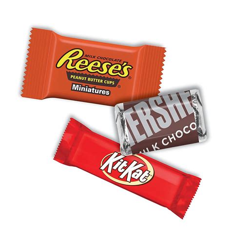 Reeses Hersheys And Kit Kat Assorted Milk Chocolate Candy 8039 Oz