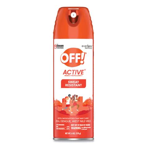 Active Insect Repellent 6 Oz Aerosol Spray 12carton