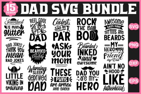 Dad SVG Bundle Graphic By Designartstore Creative Fabrica