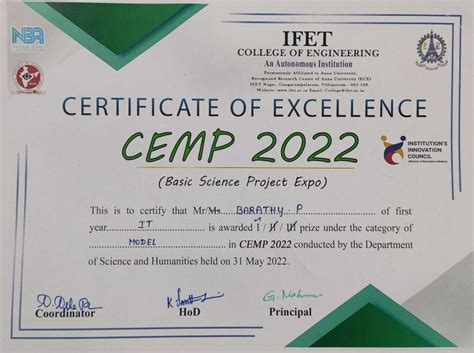 Bharathy Prabagar On Linkedin Cempprojectexpo Winner Innovation Modelcategory