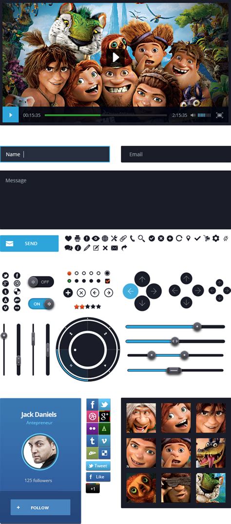 Metro Style Ui Kit On Behance