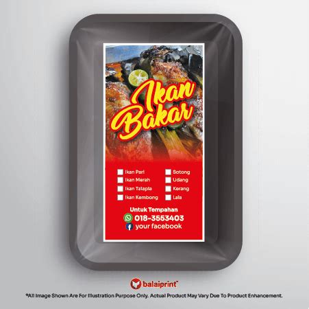 Sticker Makanan Design Terkini Tempah Sekarang