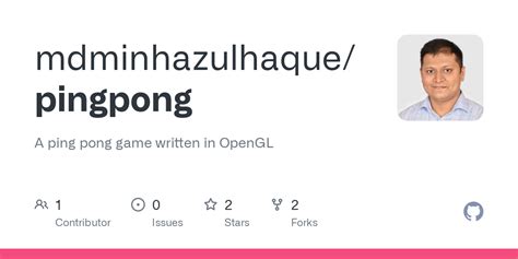 Github Mdminhazulhaquepingpong A Ping Pong Game Written In Opengl